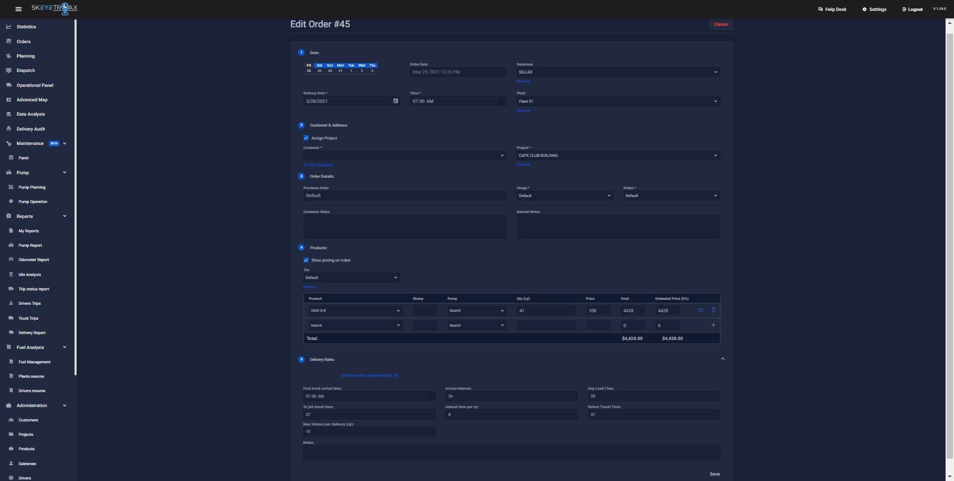 Ready Mix Concrete Dispatch Software | Dispatch360 Cloud Dispatch