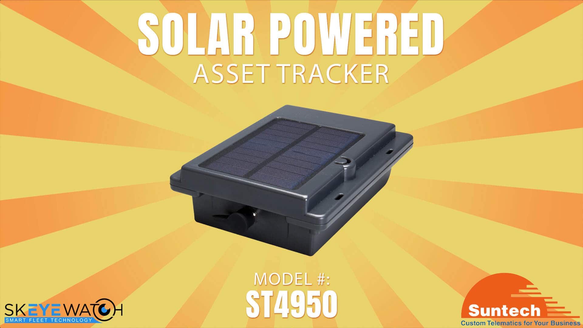 Solar Powered Asset Tracker | SunTech Model ST4950
