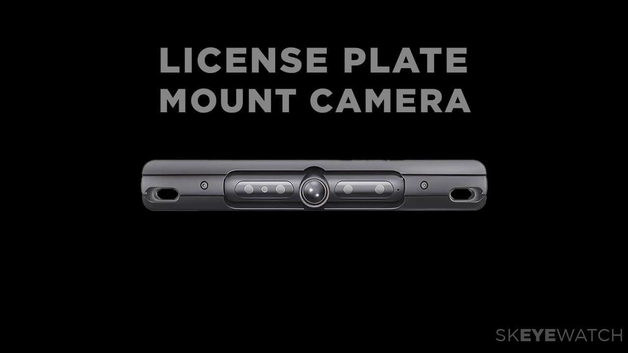 License Plate Mount Camera | Easy to Install & Extremely Durable