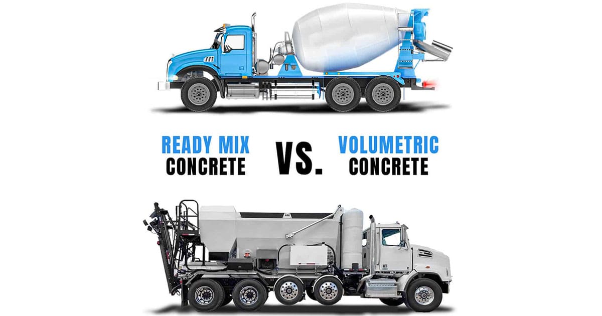 Ready Mix vs Volumetric Concrete Trucks - What's the difference?